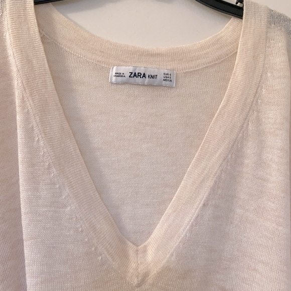 Zara | Sweaters | Zara Knit Vneck | Poshmark